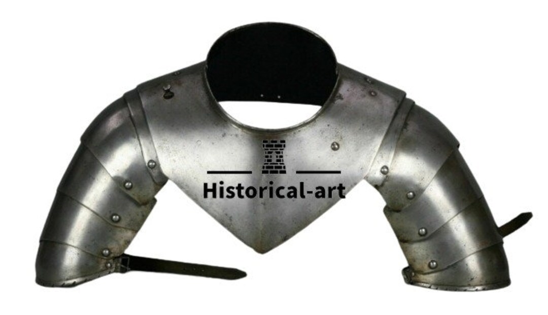 Medieval Gorget & Shoulders Armour Set Re-enactment - Etsy