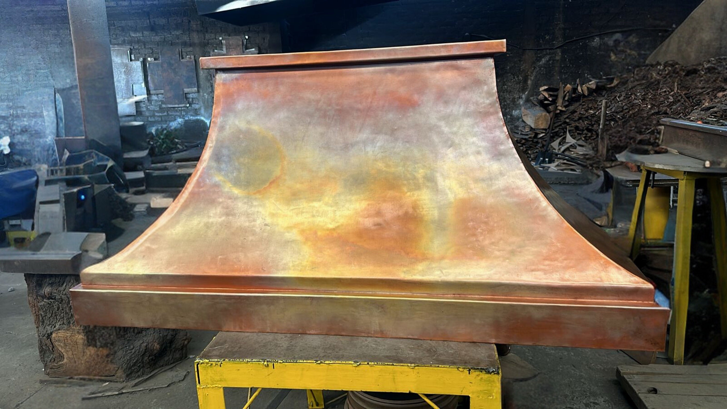 Hammered Copper Kitchen Range Hood: Modern Farmhouse Design - Etsy