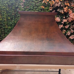 Hammered Copper Range Hood FARMHOUSE Custom - Etsy