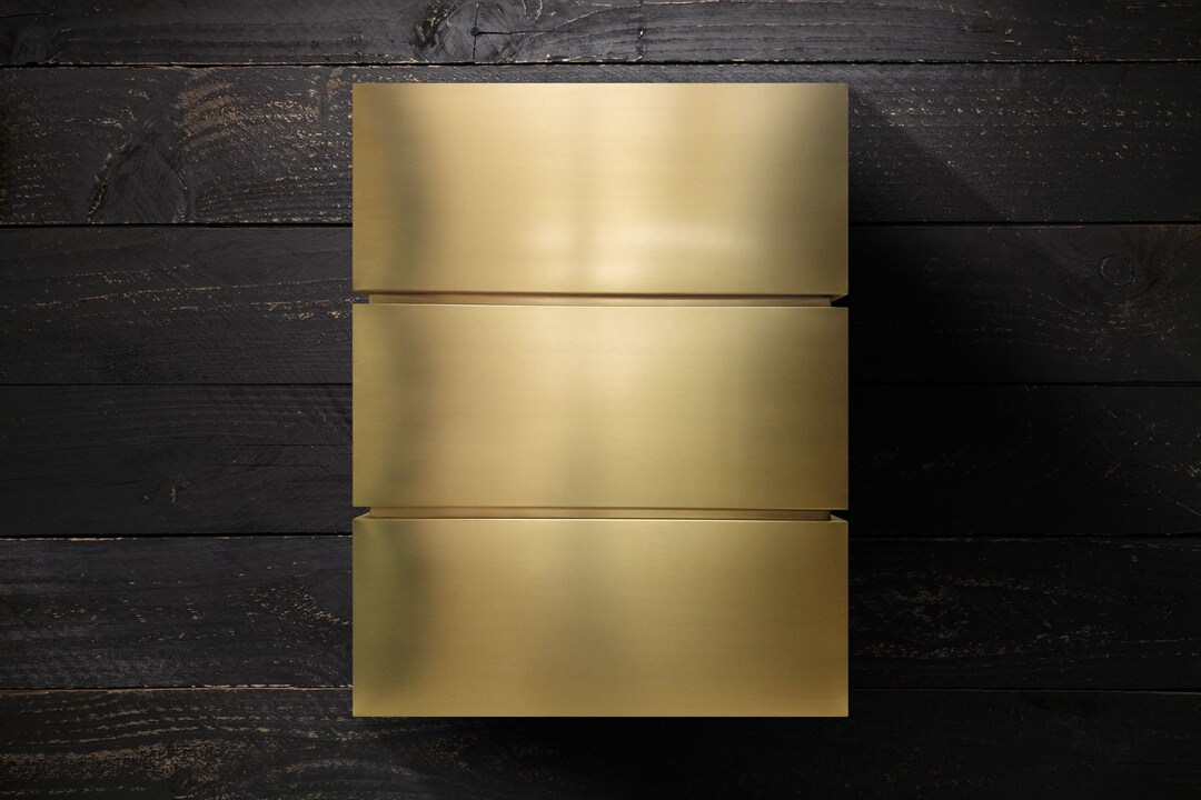 Brass Range Hood: Custom Vent Hood Box, Modern Kitchen Decor - Etsy