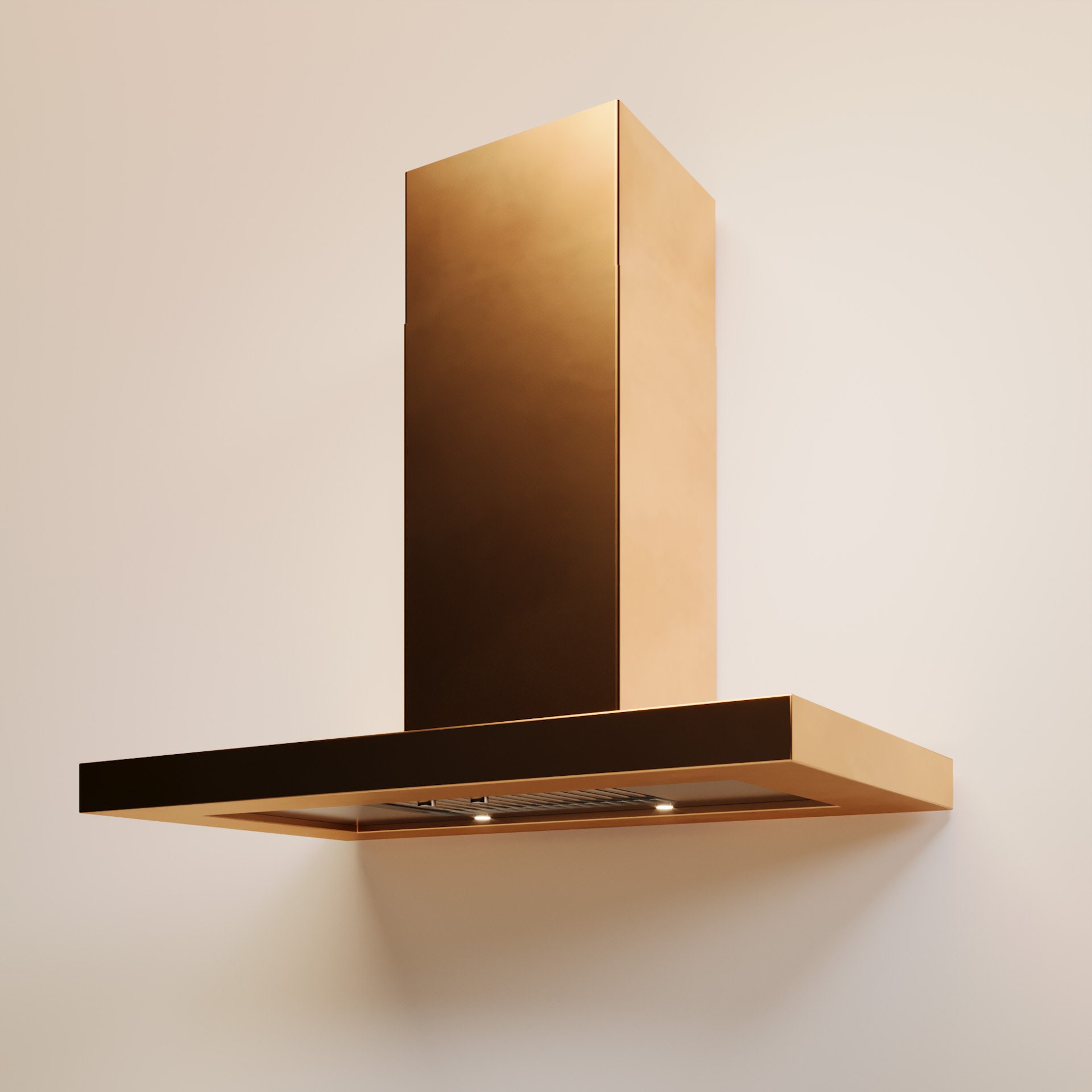 Modern European Brass Kitchen Range Hood TORINO Custom - Etsy