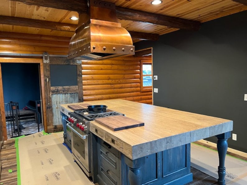 Handmade Antique Patina Copper Range Hood: Luxury Kitchen Vent - Etsy