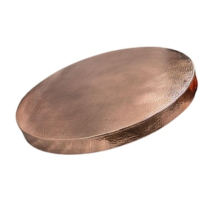 Copper Table Top - Round - Hammered - Polished - Etsy