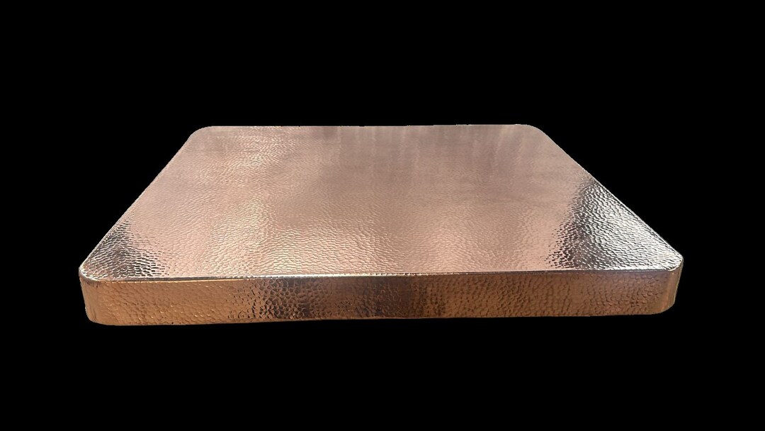 Copper Table Top - Square - Hammered - Premium Dining Table - Etsy