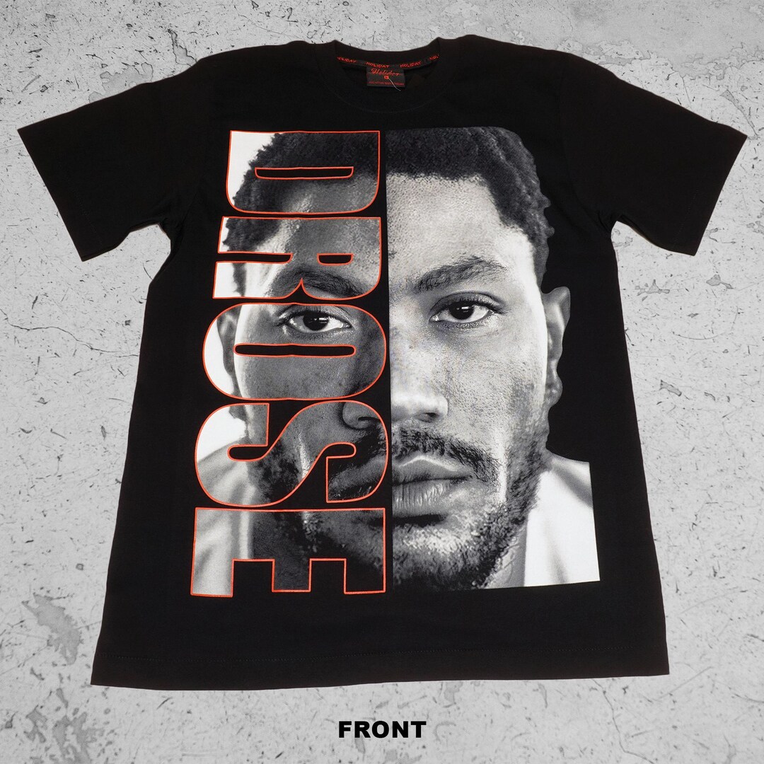Silk Screen Print Derrick Rose MVP T-shirt | Chicago Bulls Tribute ...