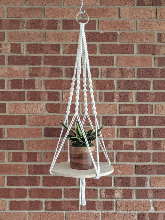 Macrame Plant Hangers Tables Hand Made Macrame Plant Hanger Planter