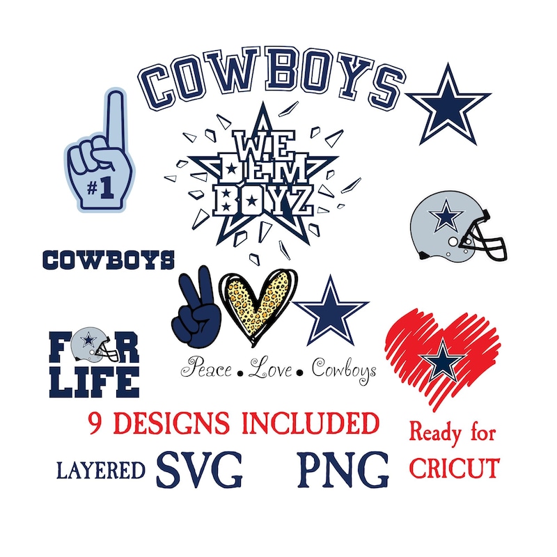 Dallas Cowboys Svg - Etsy
