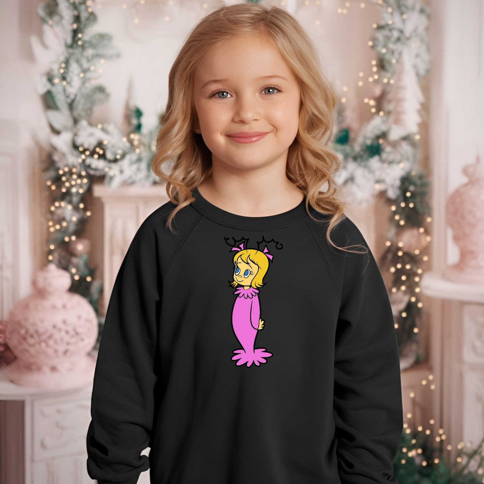 Cindy Lou Who SVG Layered Cindy Lou Who PNG, Grinch Laser Svg, Grinch ...