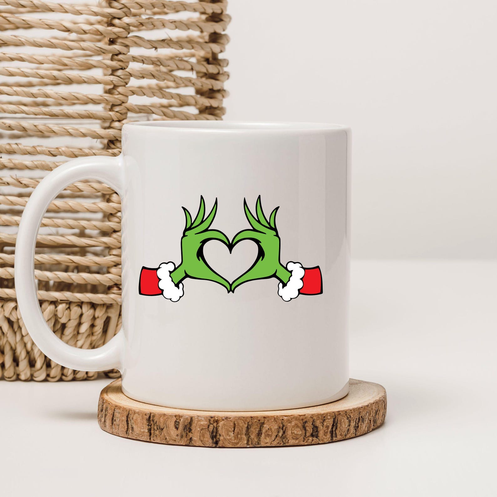 Layered Grinch Hands SVG, Grinch Heart SVG, Grinch Hands PNG, Layered ...