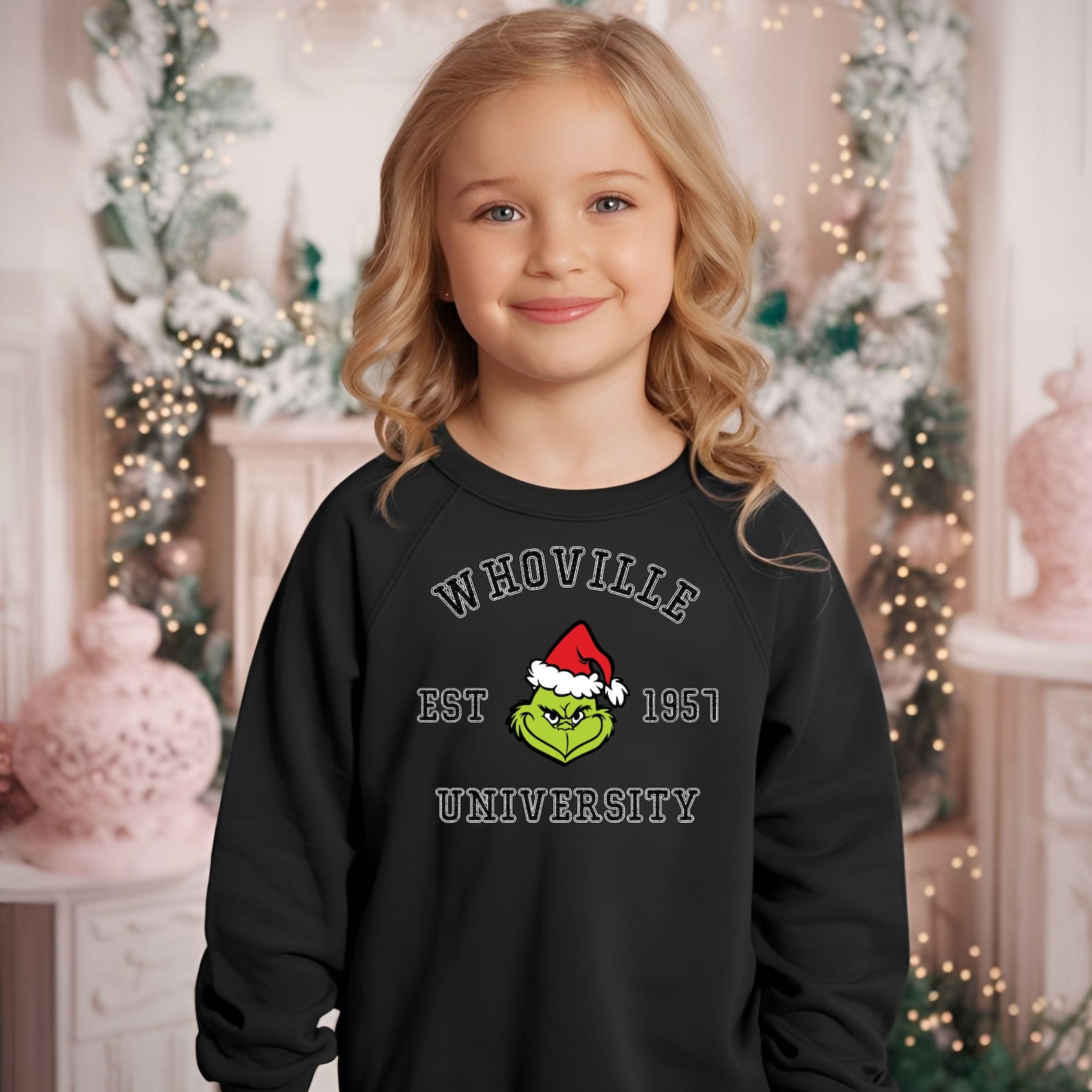 Whoville University SVG, Grinch Face SVG, Grinch PNG, Layered Grinch ...