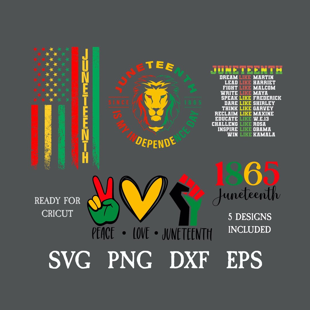 Juneteenth SVG Bundle Juneteenth Svg for Shirts Juneteenth Svg Files ...