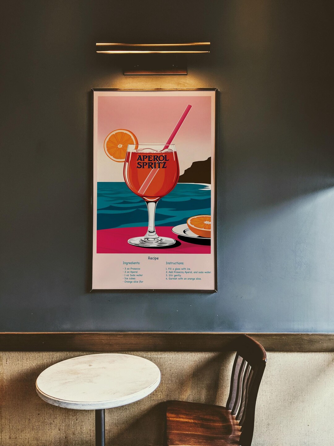 Aperol Spritz Poster, Aperol Spritz Recipe, Aperol Spritz Art Print ...