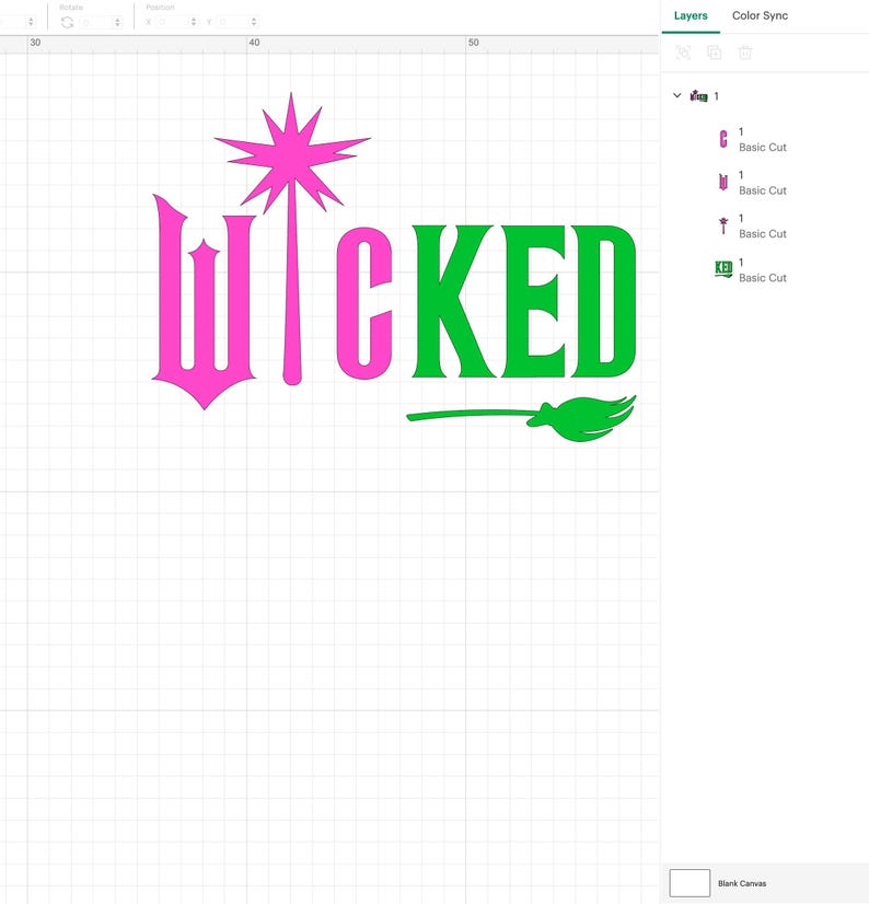 Wicked SVG Cricut Wicked Sweatshirt Print Wicked Ornament Svg Minimal ...