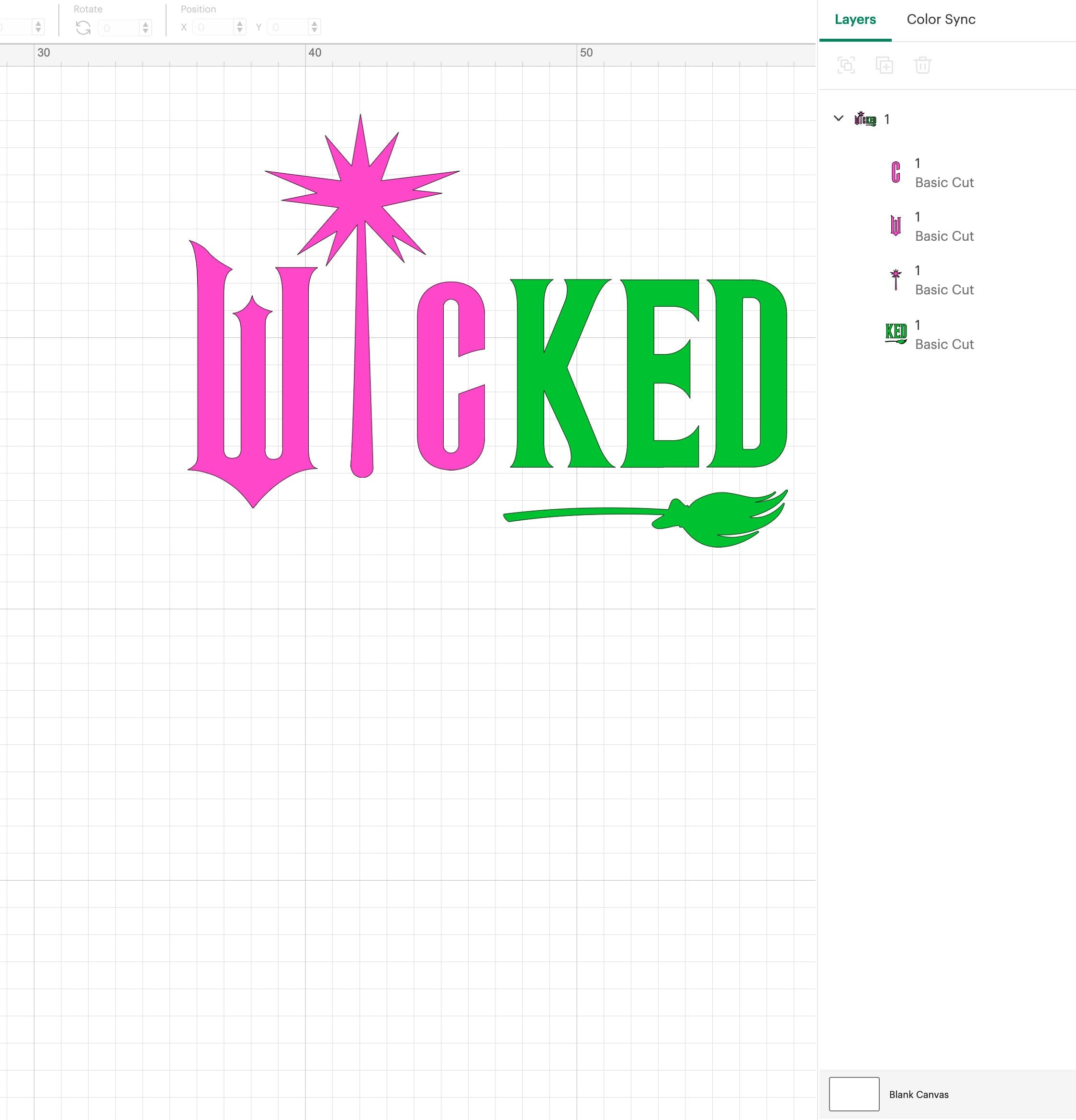 Wicked SVG Cricut Wicked Sweatshirt Print Wicked Ornament Svg Minimal ...