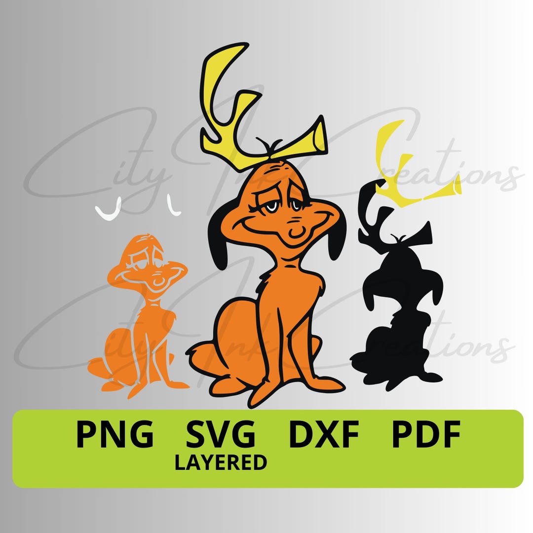 Max Grinch Dog SVG Grinch PNG Sublimation Design, Christmas Dog Svg ...