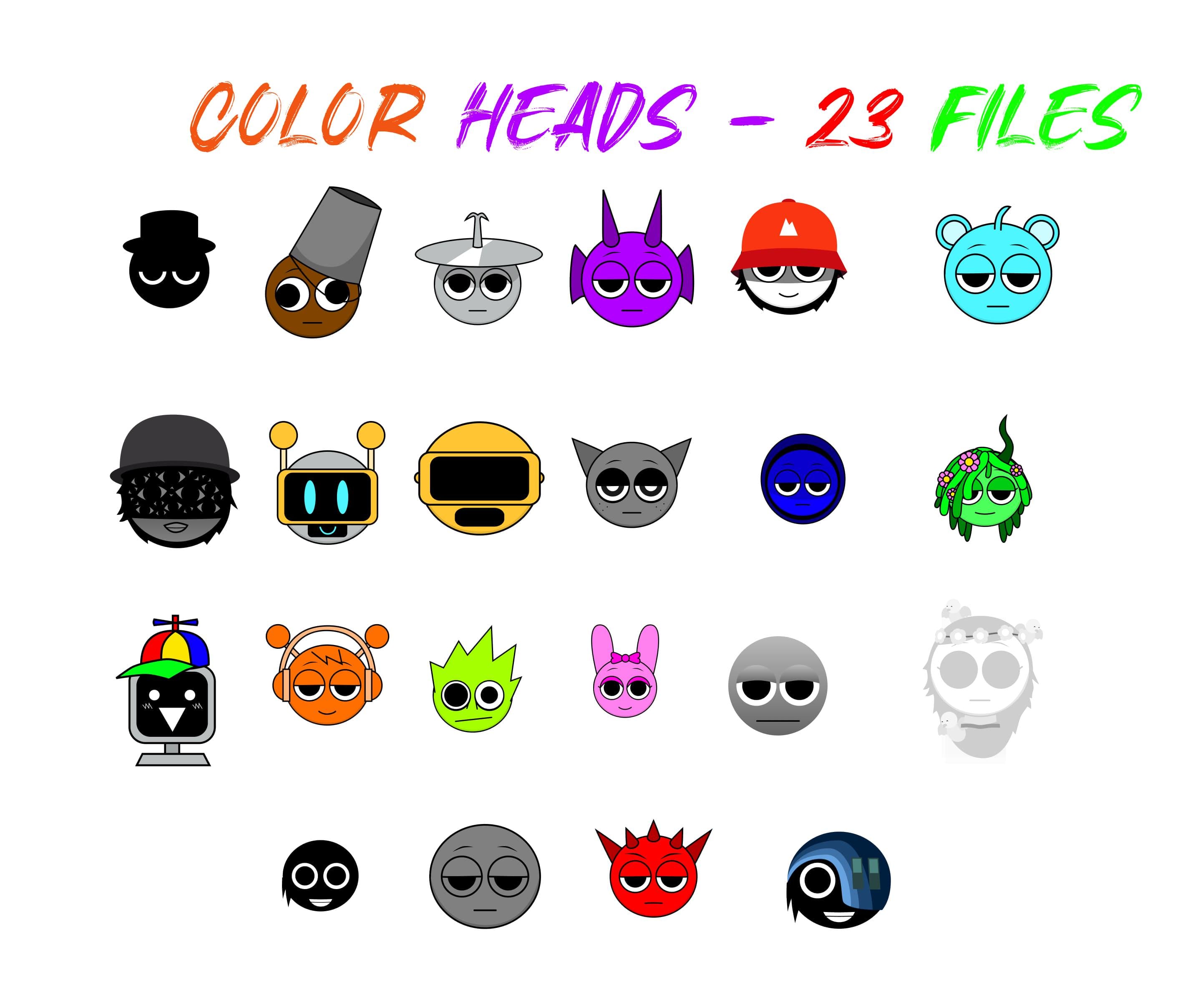 Incredibox Sprunki Svg Bundle Sprunki Outline Coloring Pages Sprunki ...