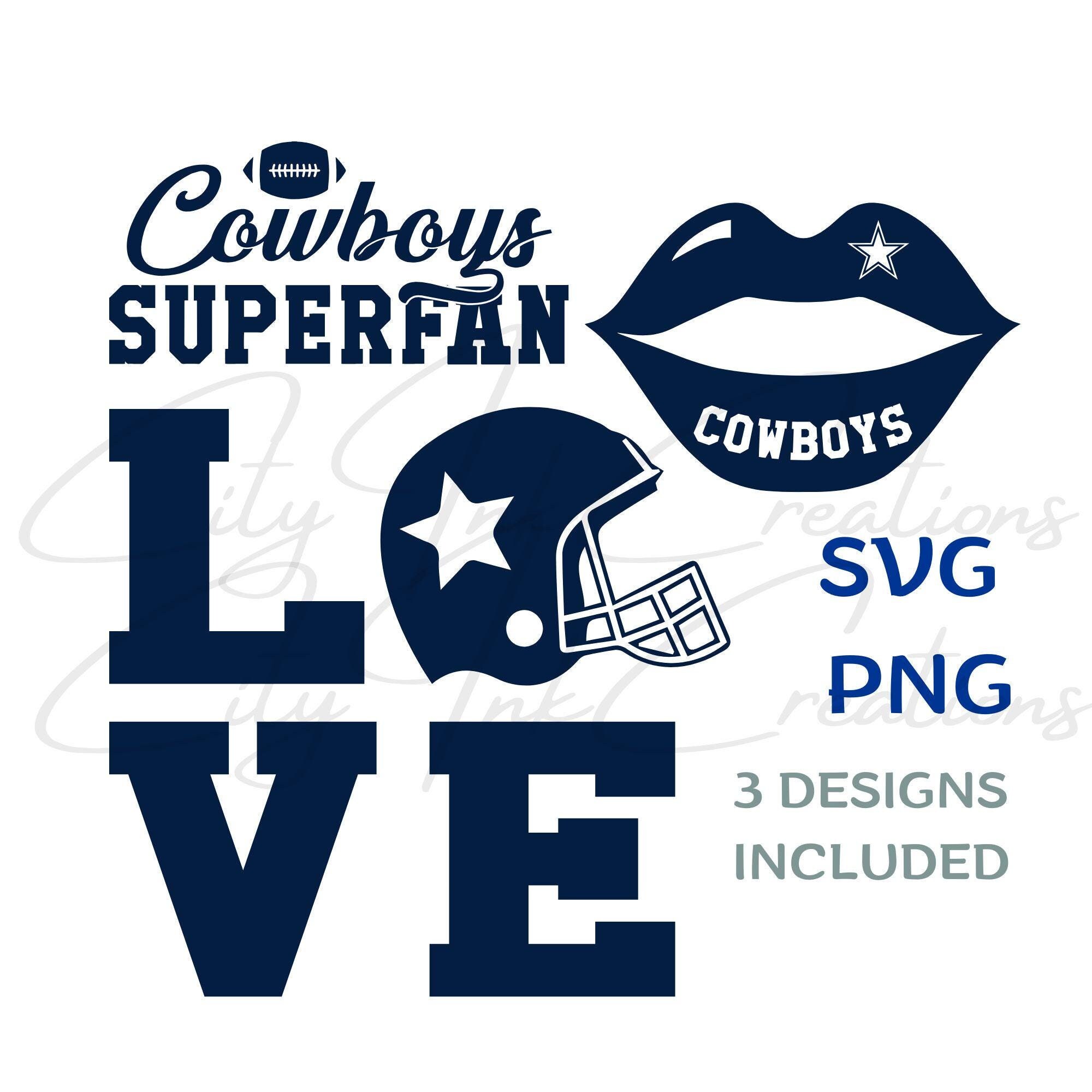 Superbowl SVG Cricut Cowboys SVG Bundle, Cowboys PNG, Cowboys Star Svg ...