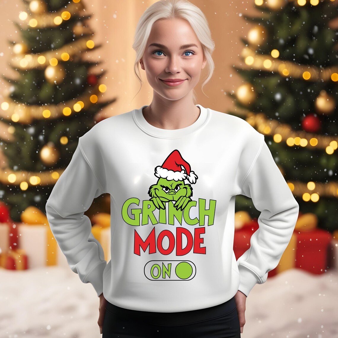 Grinch Mode PNG, Grinch SVG for Tumblers, Grinch Face Svg, Grinch ...