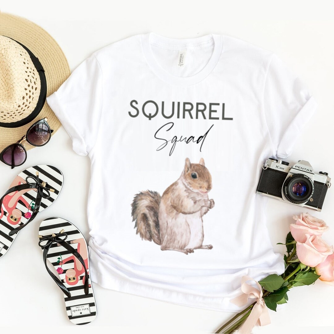 Squirrel Squad Shirt. Cute Squirrel Gift. Squirrel Tee. Squirrel Lover ...