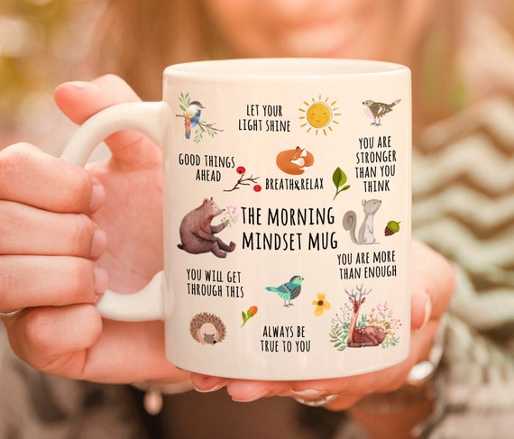 The Morning Mindset Mug. Positive Mindset Gift Motivational | Etsy
