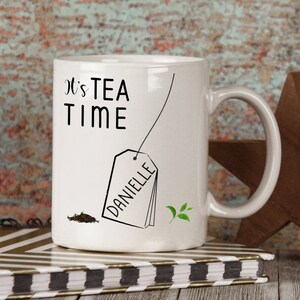 Personalized Tea Mug. It's Tea Time Mug. Mothers Day, Birthday Gift for ...