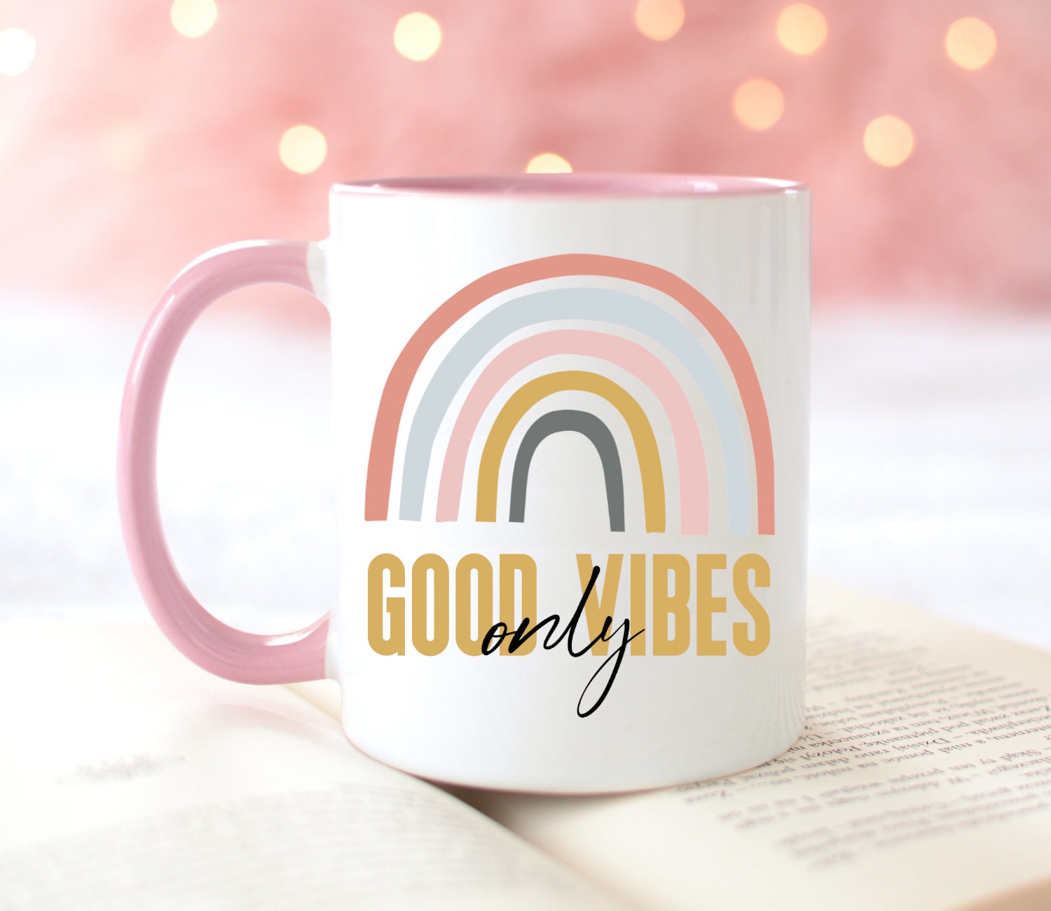 Good Vibes Only Coffee Mug. Stay Positive Gift. Good Vibes - Etsy