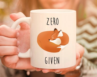 Zero Fox Given Mug - Etsy