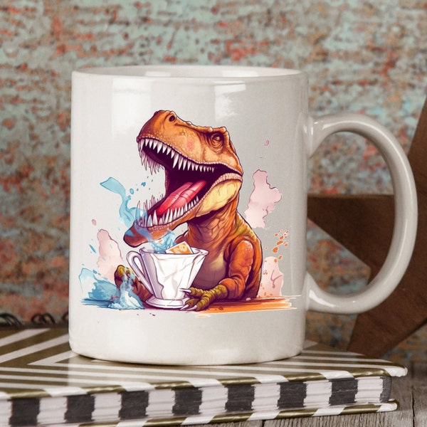 Tea Rex - Etsy