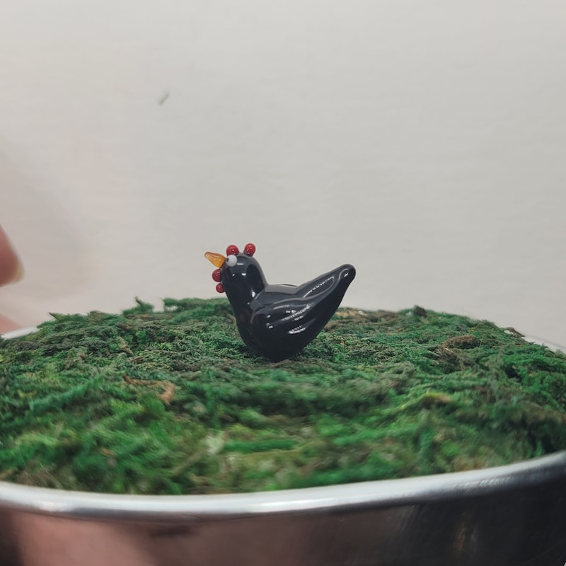 Glass Chicken - Etsy