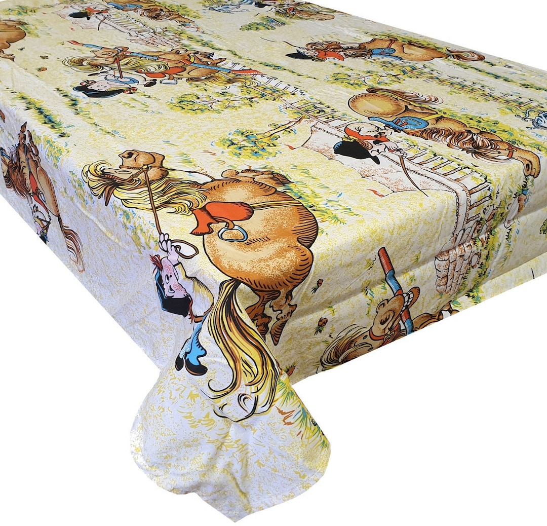 Thelwell Trophy Table Cloth Range, Funfair Field Ground Riding Pony ...