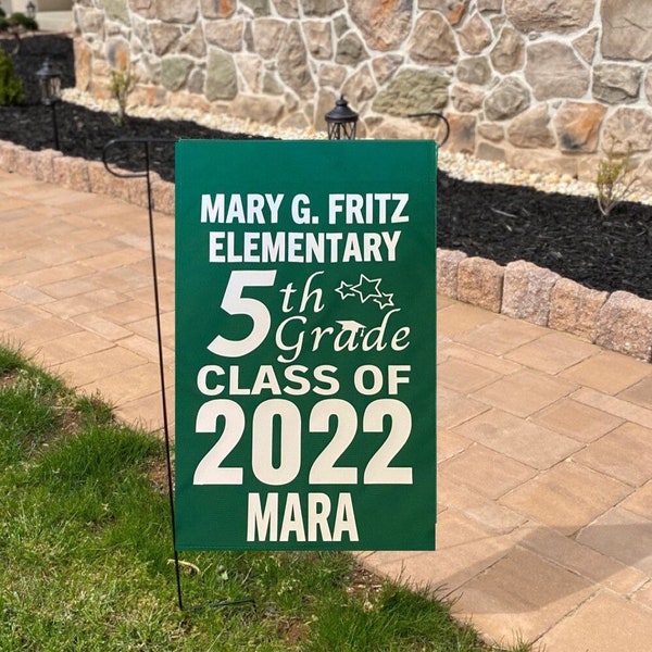 5th Grade Graduation Yard Sign - Etsy