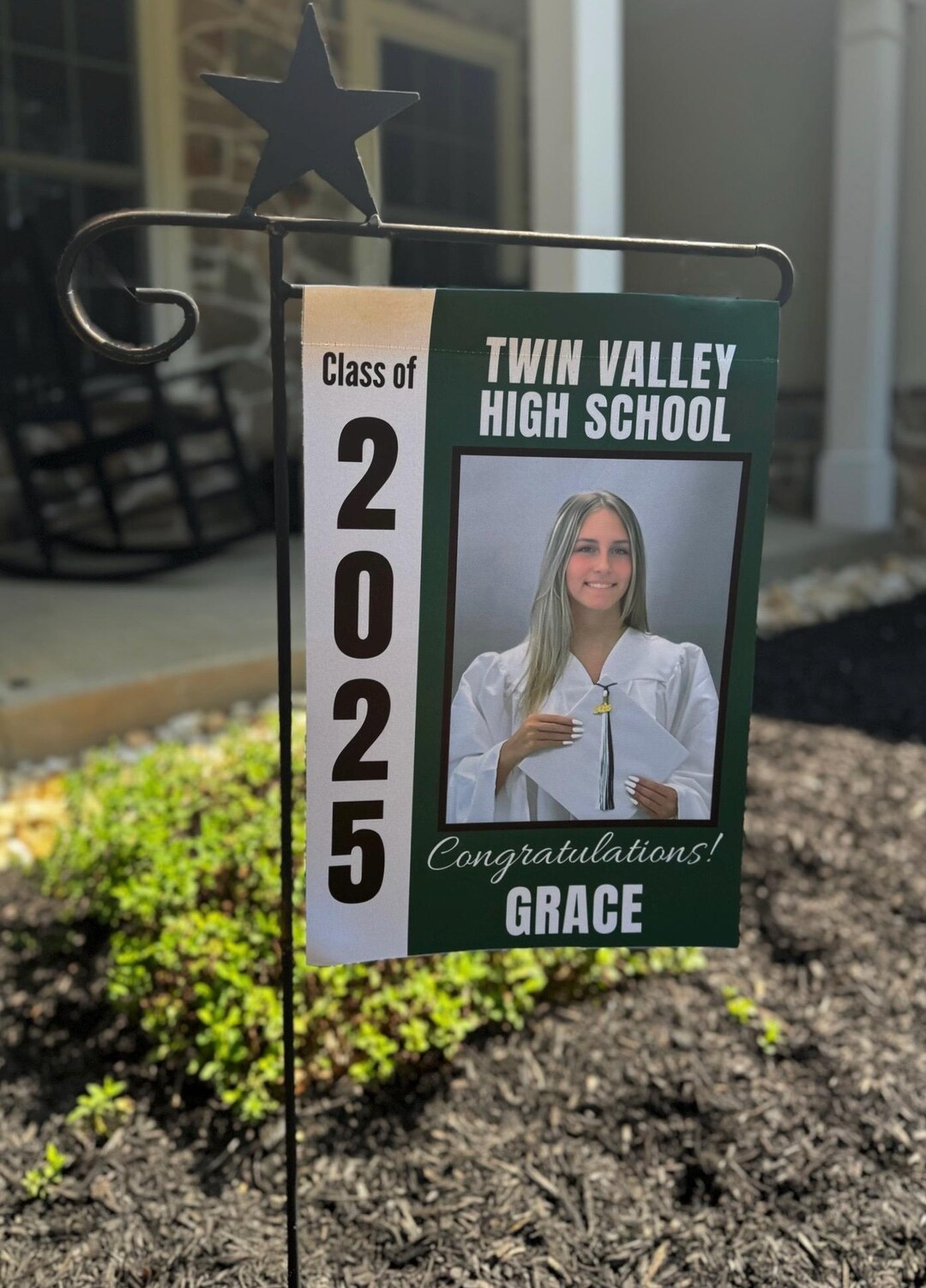 TVHS ONLY Class of 2025 Graduation Flag Customized With School and ...