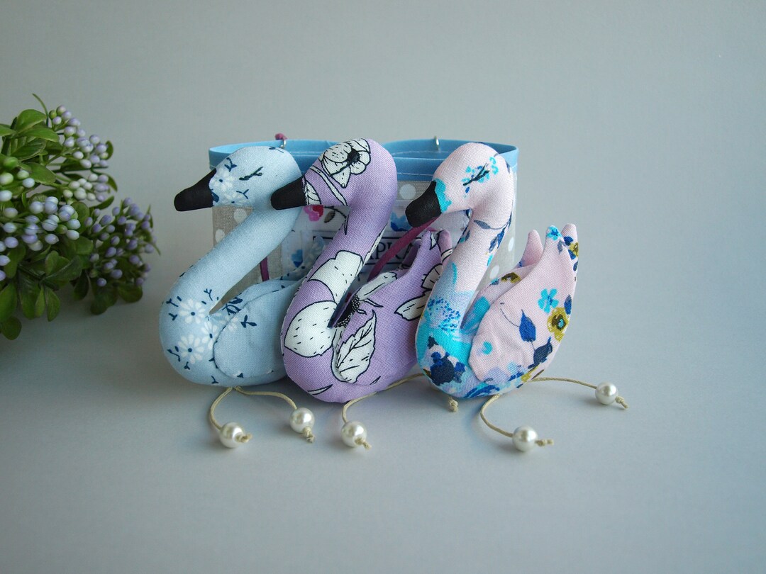 Set of Small Swans Tiny Stuffed Animals Small Soft Toys - Etsy