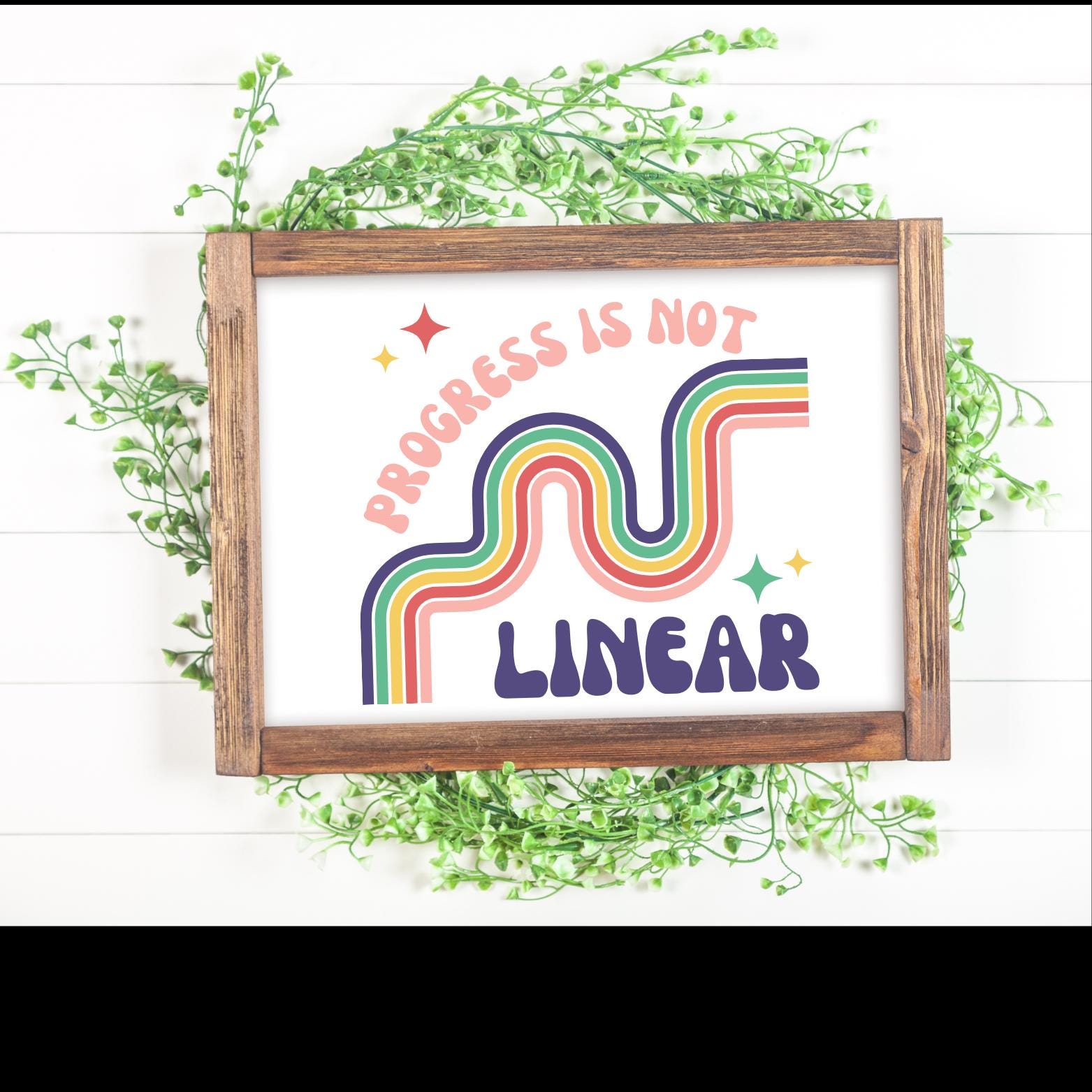 Progress is Not Linear PNG - Etsy