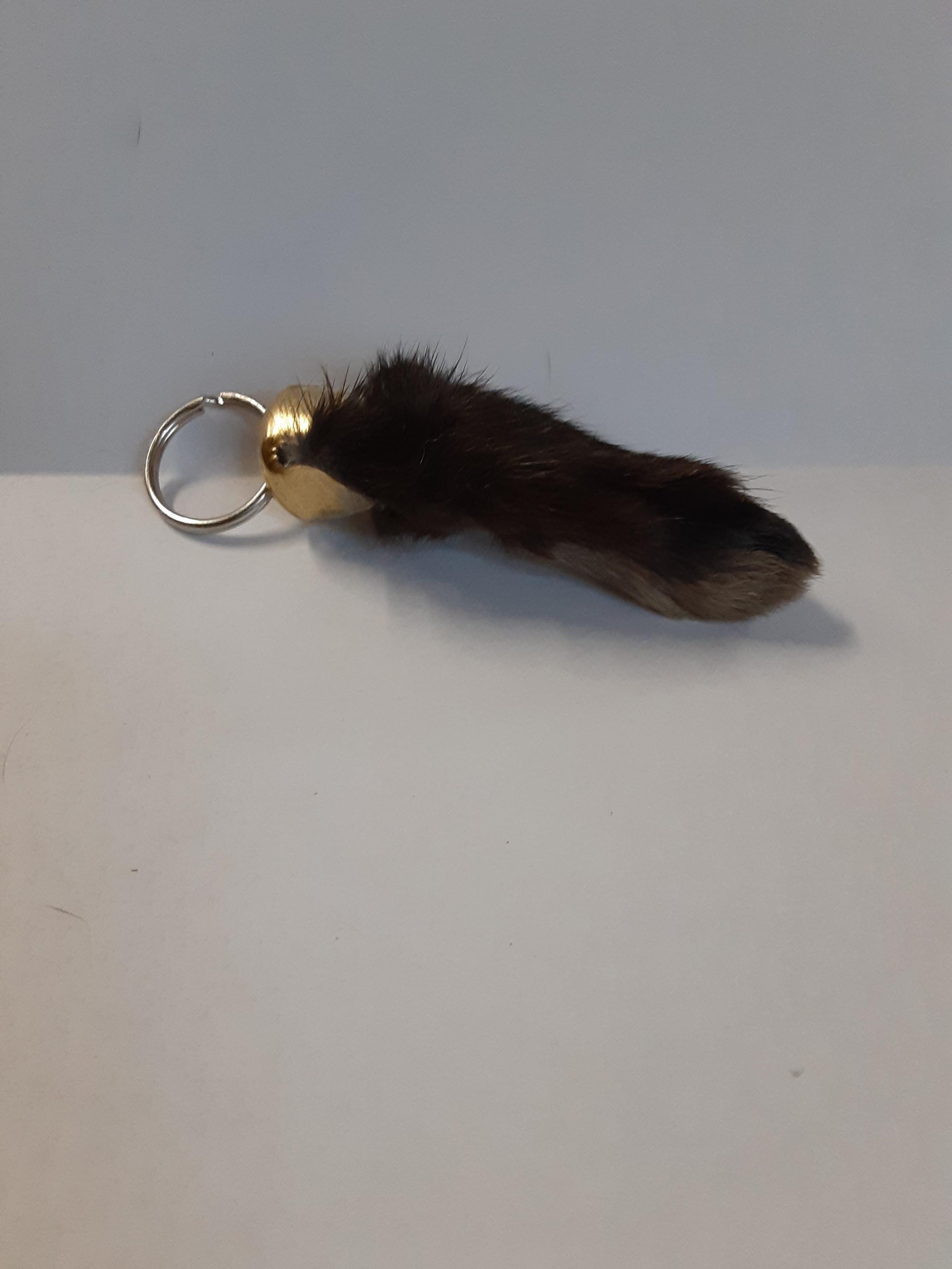 Lucky Rabbits Foot Key Chain - Etsy