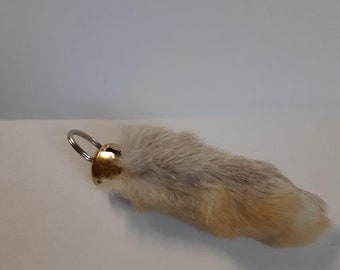 Rabbit Foot Key Chain - Etsy