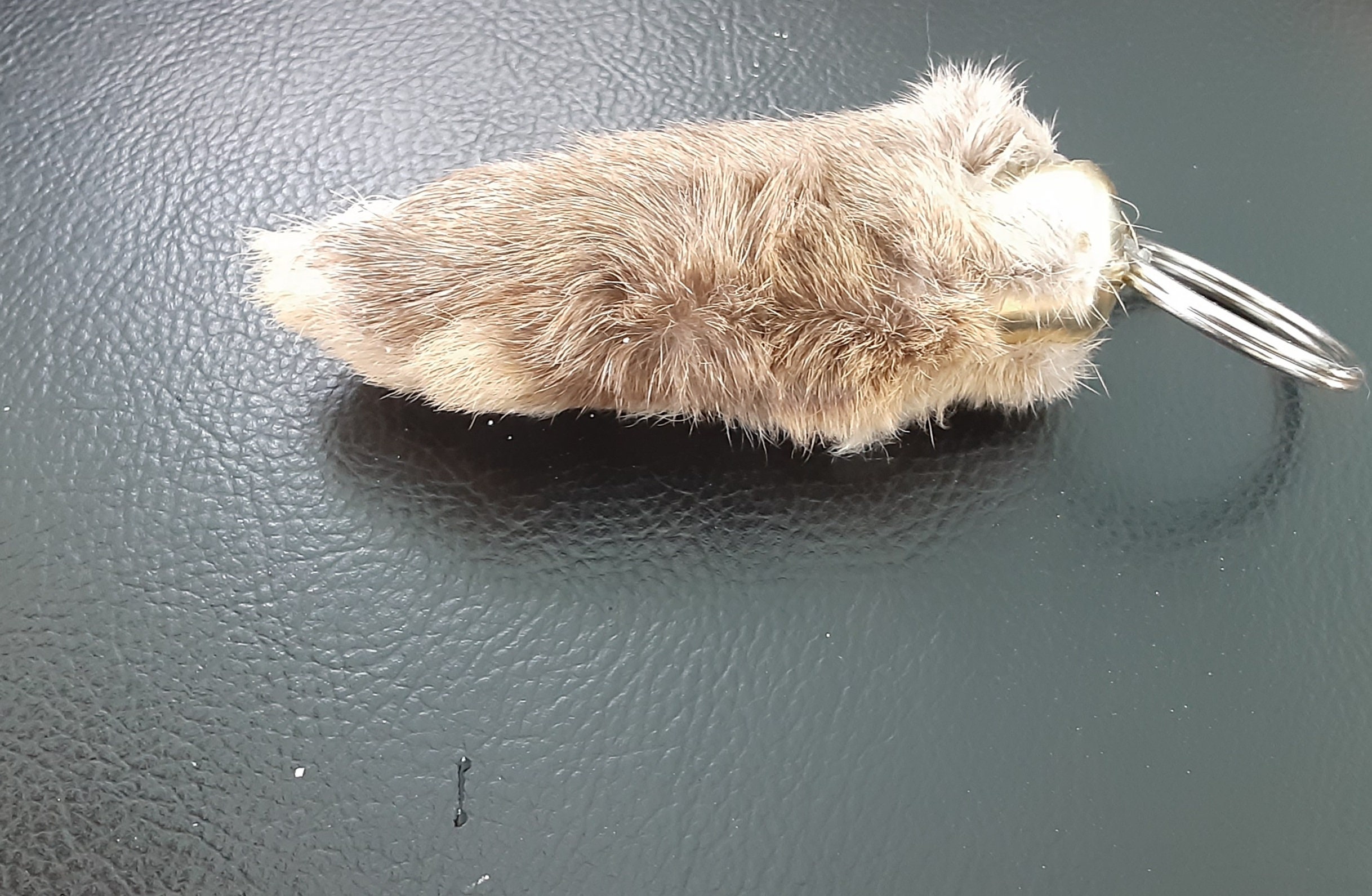 Lucky Rabbits Foot Key Chain - Etsy