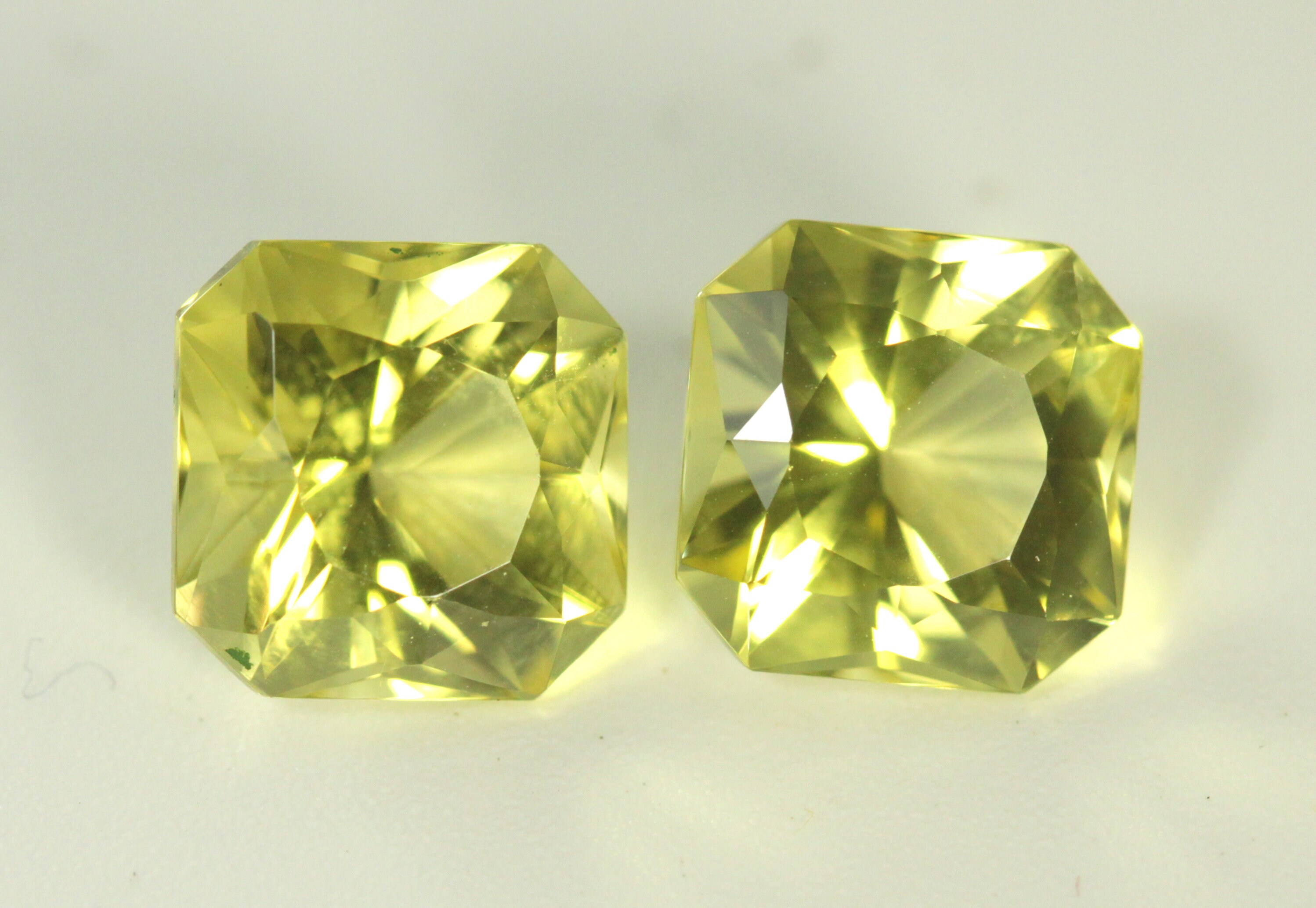 Lemon Quartz Faceted 8x8 MM. Square Shape. Price per Piece. | Etsy