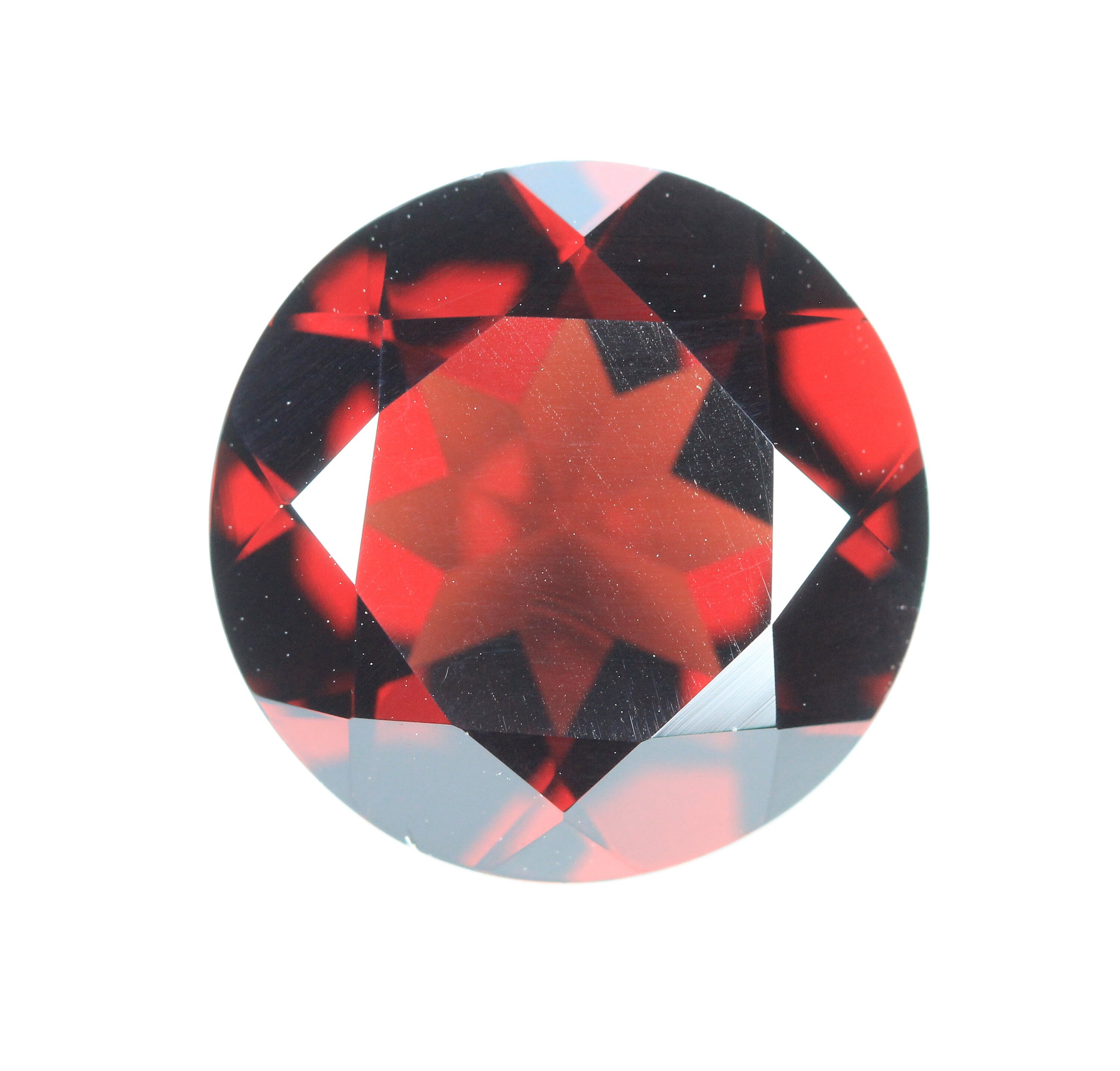 Natural Red Garnet Faceted. 11 to 12 MM Round Shape. - Etsy UK