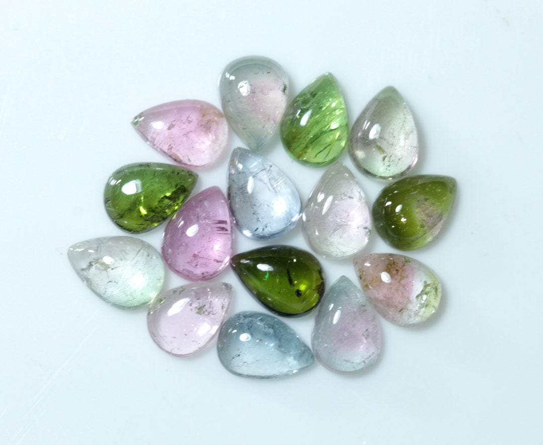 10,65 quilates Cabujón MultiTurlina Natural. 7x5 MM Forma de pera. Lote ...