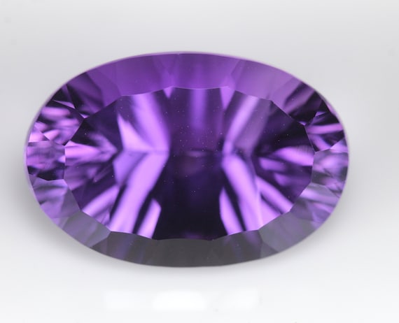 11.58 Carats Natural Amethyst Normal Concave Cut 18x12 MM | Etsy