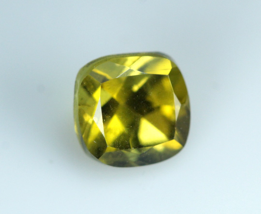 0.87 Carats! Natural Chrysoberyl Faceted. 5x5 MM Cushion Shape ...