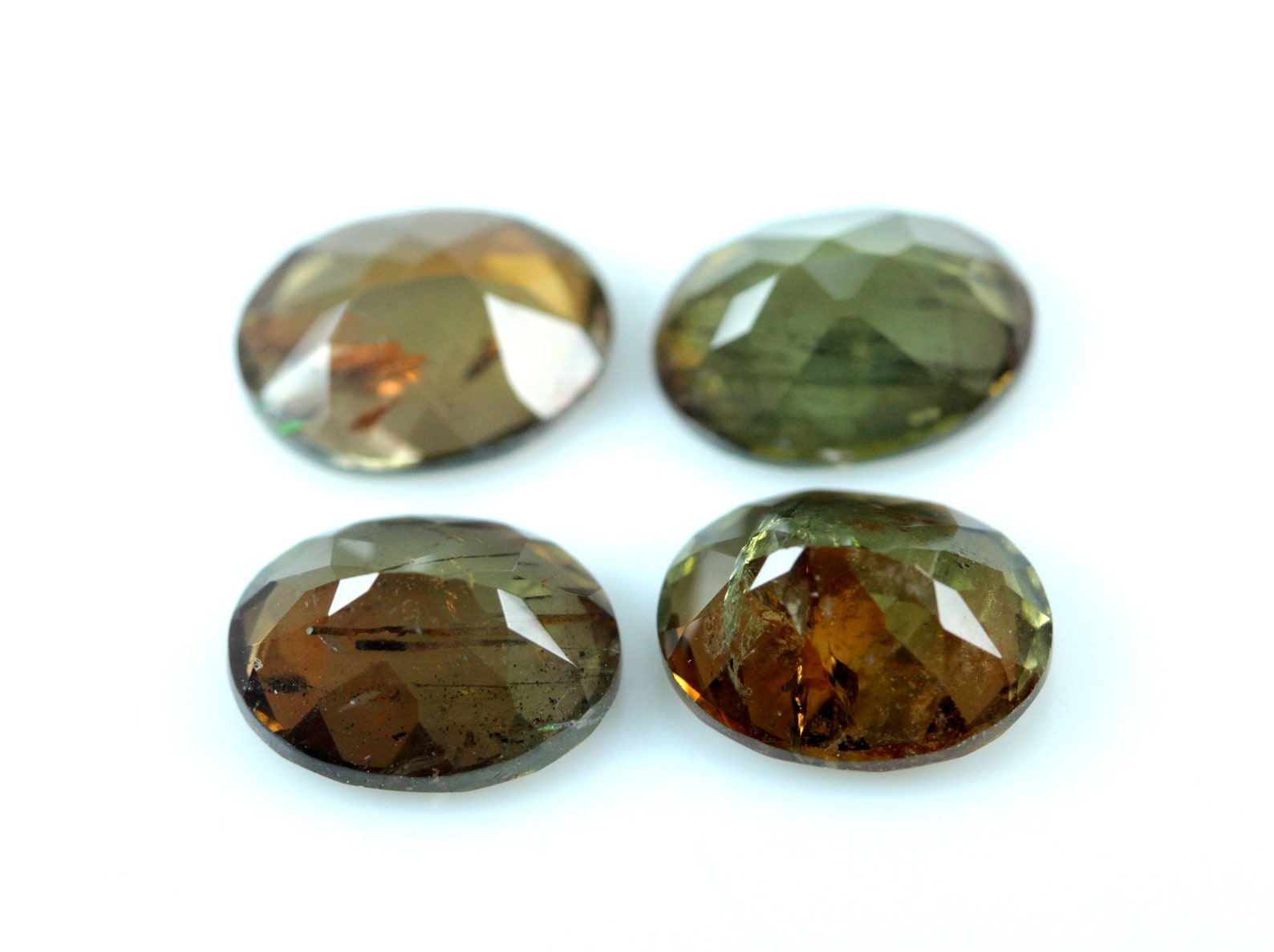 Natural Andalusite Faceted. 5x4 To 10x8 MM Size Oval Shape. | Etsy