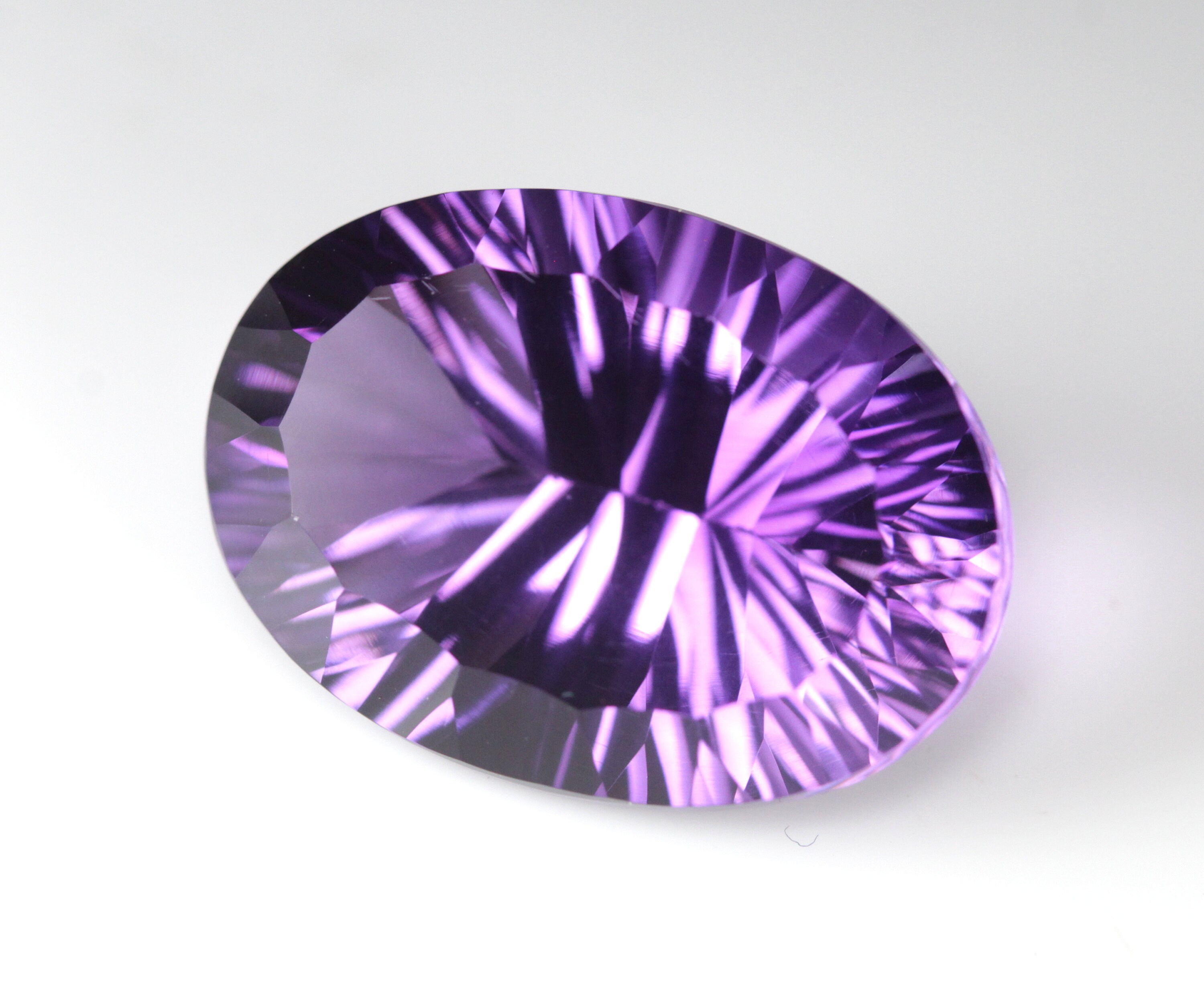 16.31 Carats Natural Amethyst Normal Concave Cut 20x14 MM | Etsy