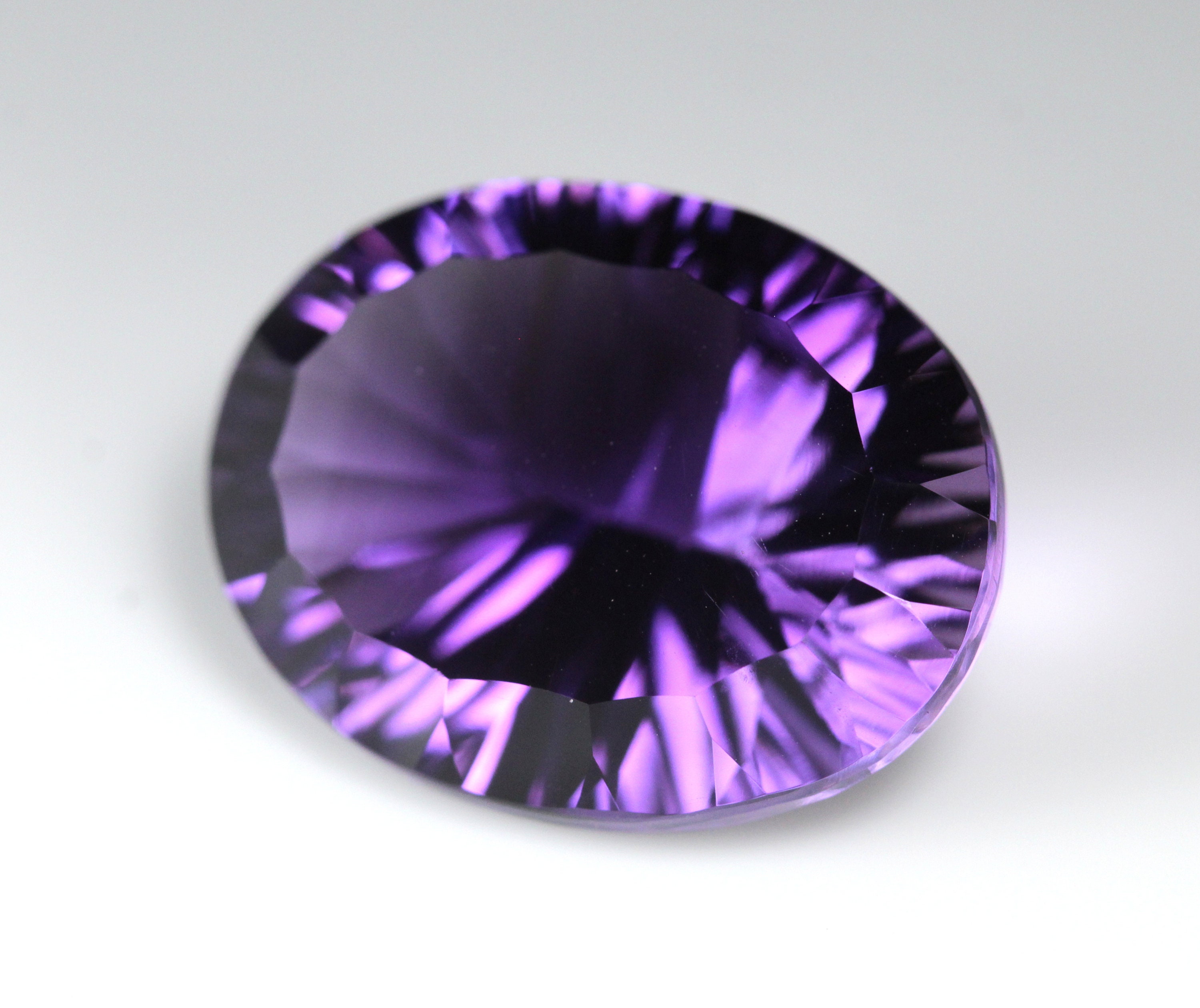 15.23 Carats Natural Amethyst Normal Concave Cut 19x15 MM | Etsy