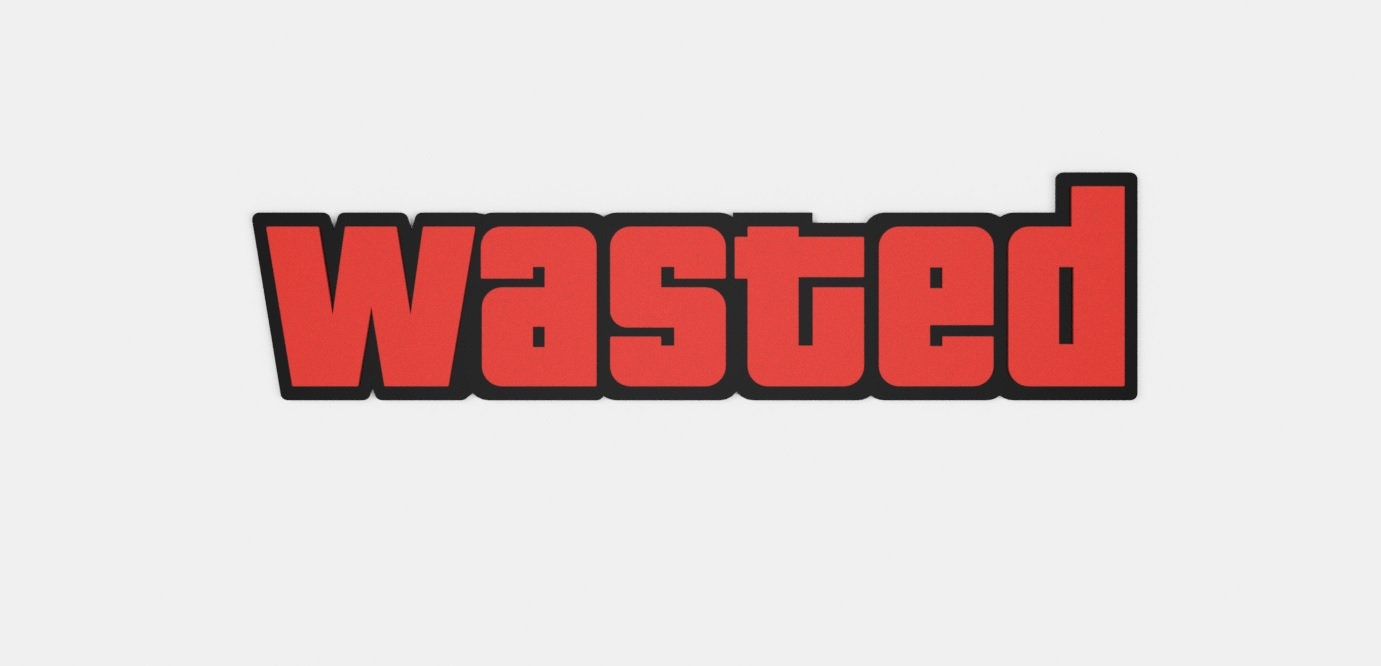 GTA Wall Sticker Laser Cut Svg Dxf Files Engraving Decal Silhouette ...