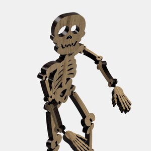 Toy Puzzle Skeleton - Laser Cut File SVG DXF - Flexible Toy - Etsy