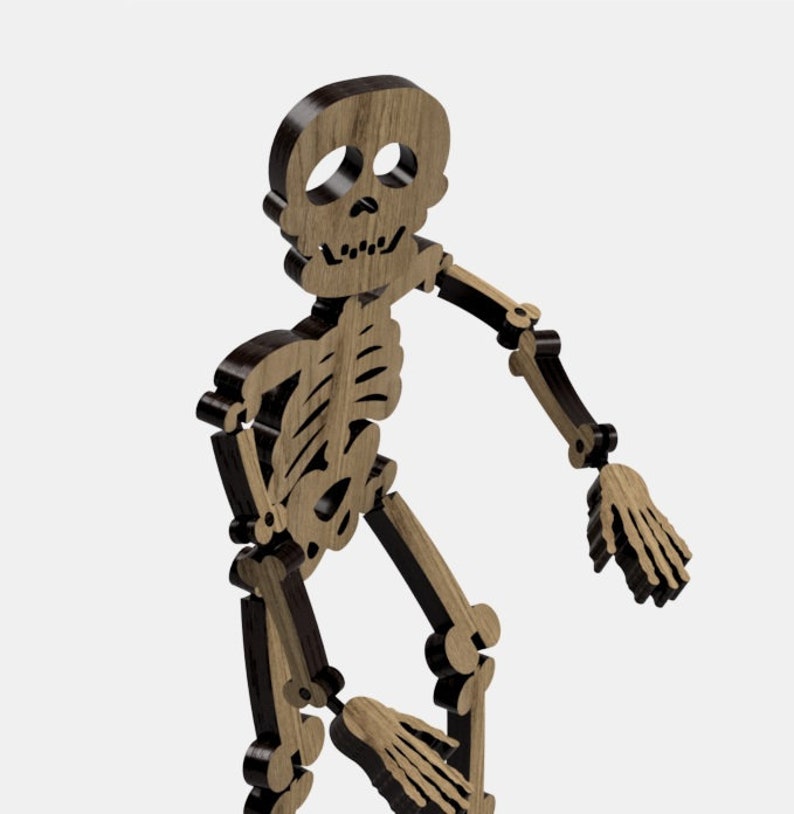 Toy Puzzle Skeleton - Laser Cut File SVG DXF - Flexible Toy - Etsy