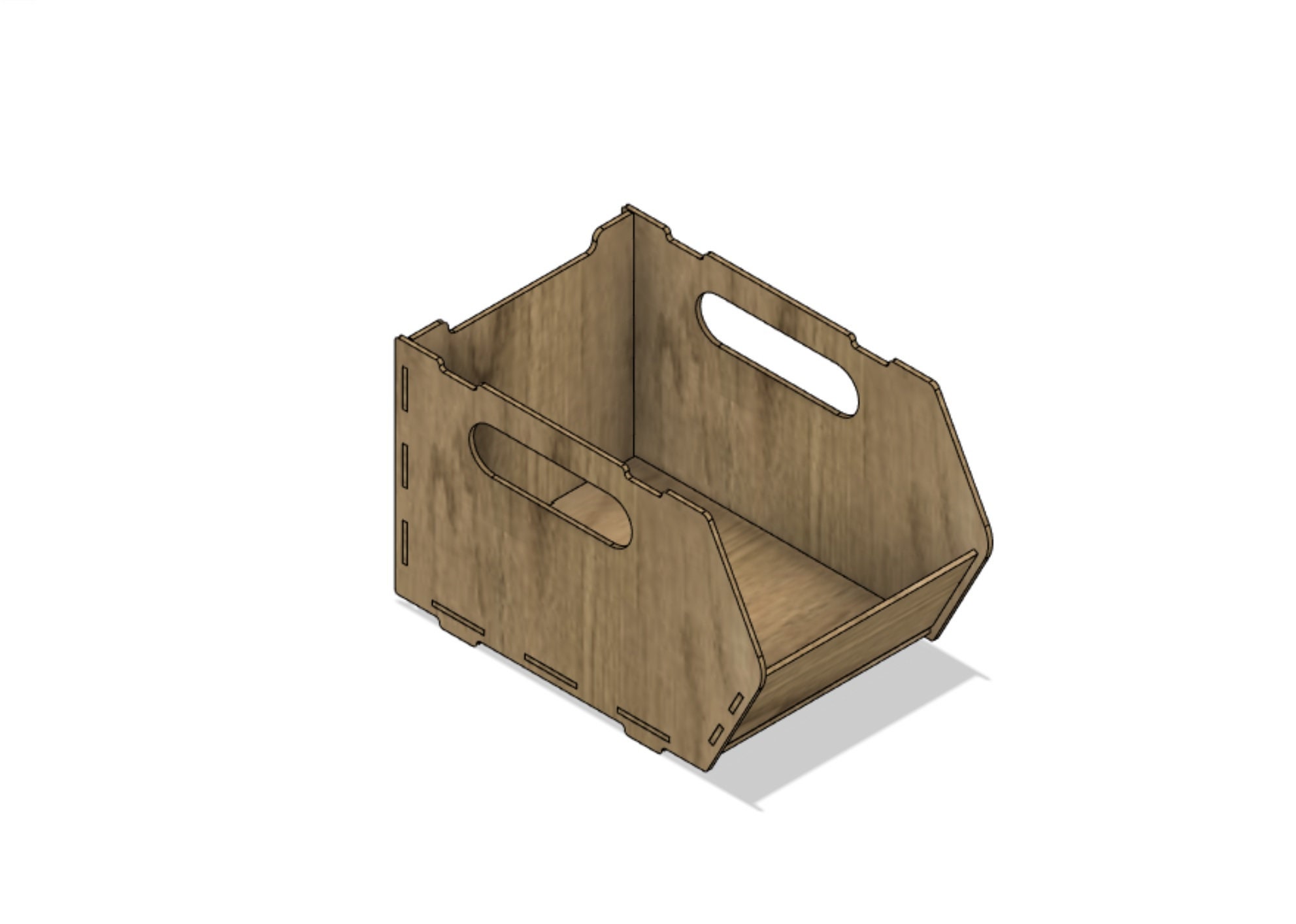 Storage Box Laser Cutting Files SVG DXF Cut Plan Joinable Organizer Bin ...