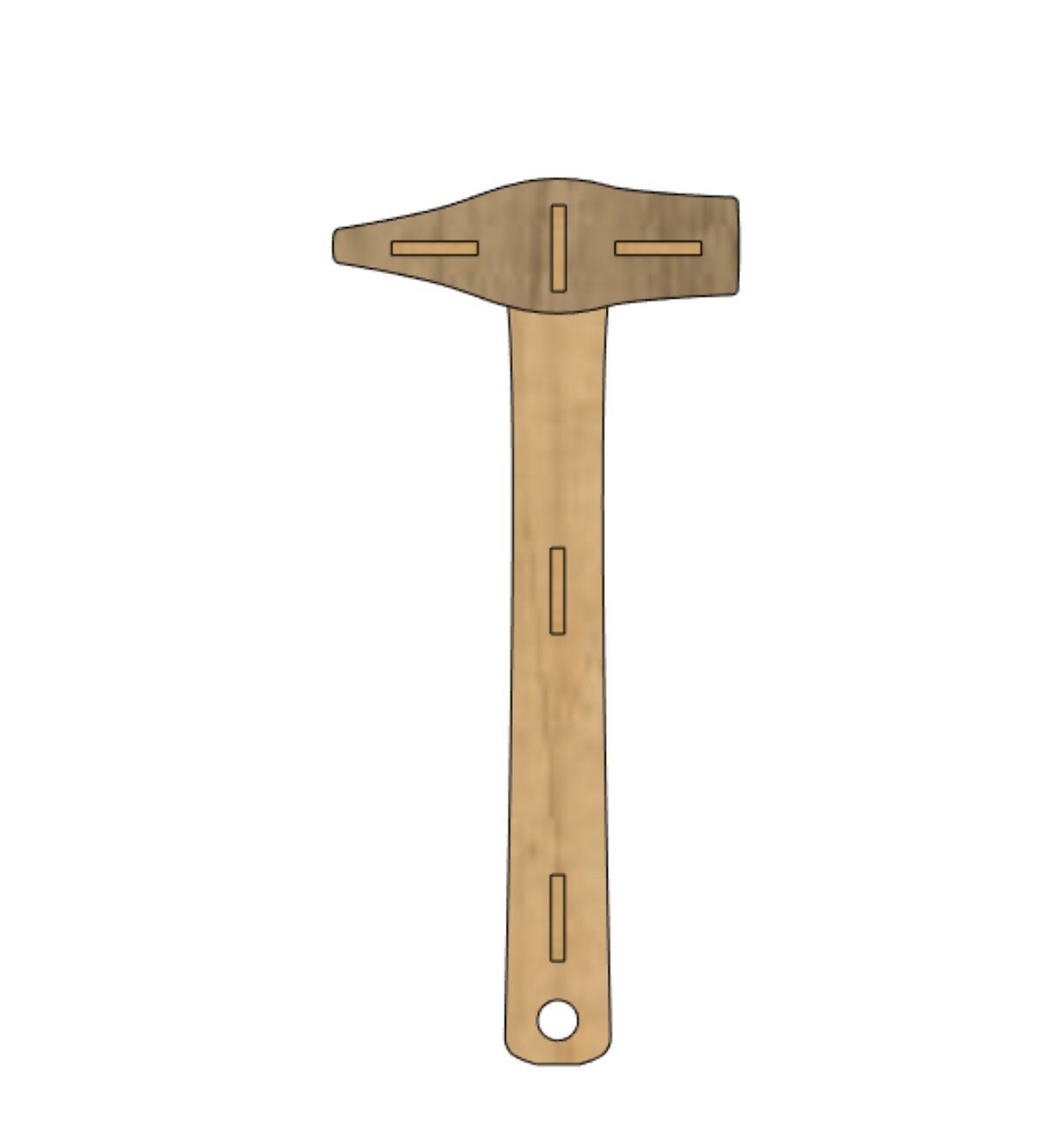 Wooden Hammer Hand Tool - Laser Cutting Digital File Dxf Svg Workshop ...